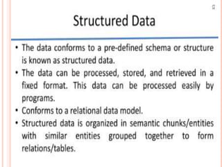 Unit 2 - Big Data - Structured and Unstructured.pptx