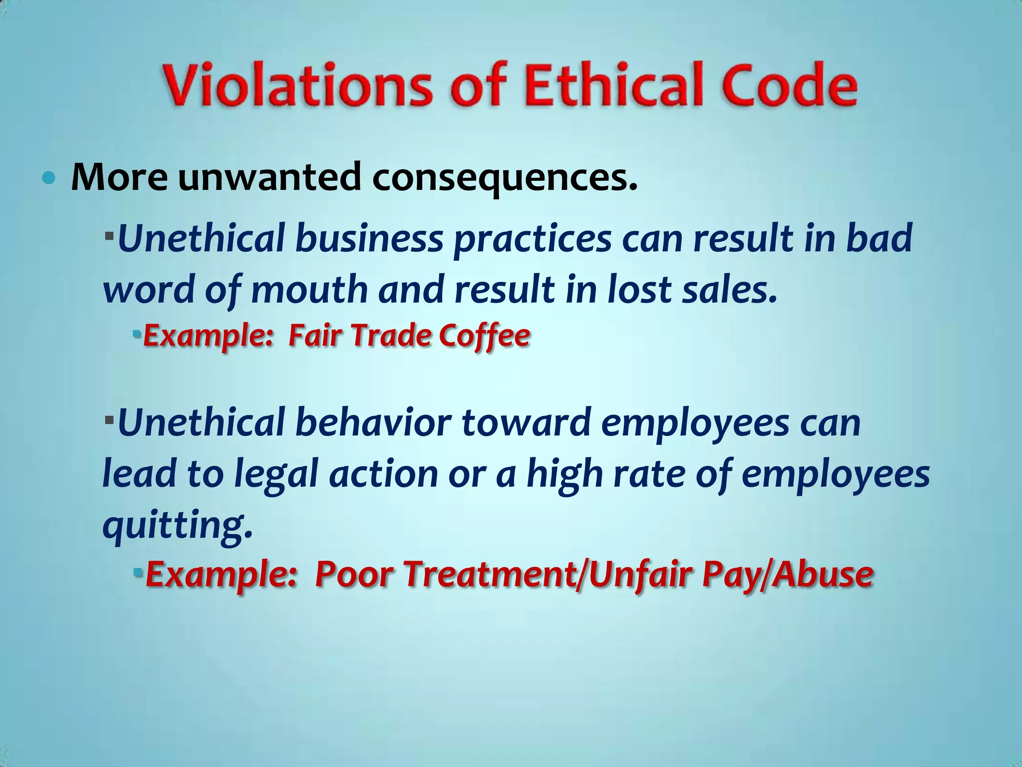 Unit 2: Business Ethics & Social Responsibility | PPTX