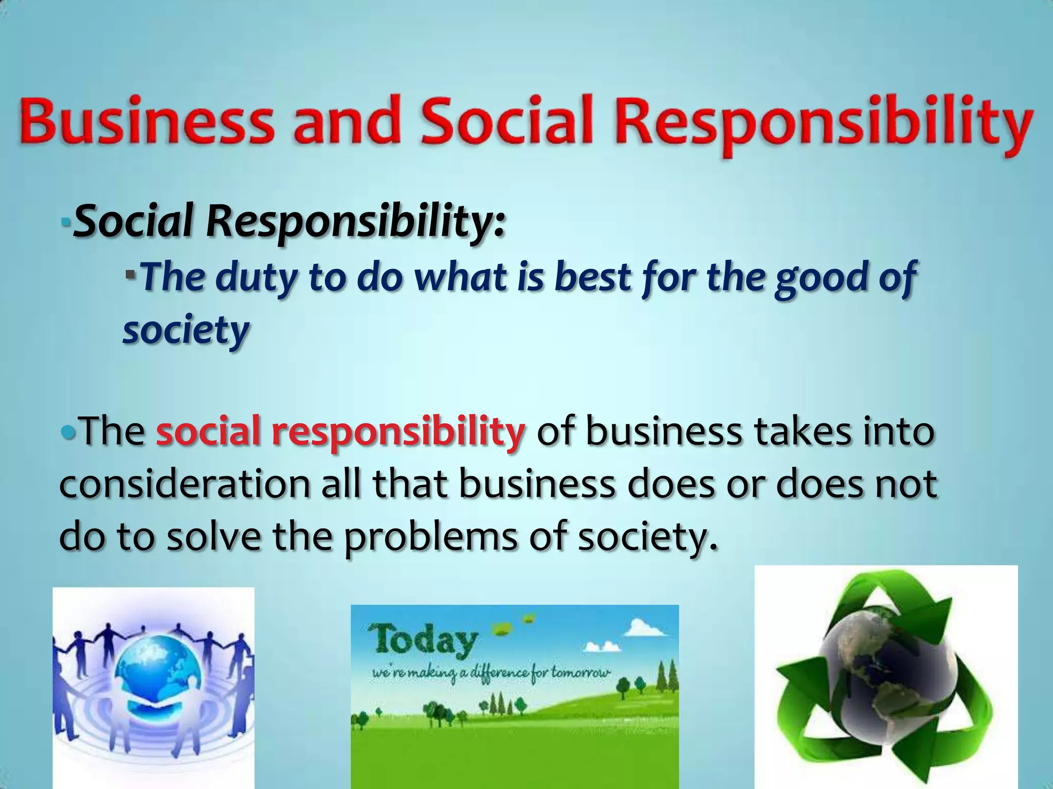 Unit 2: Business Ethics & Social Responsibility | PPTX