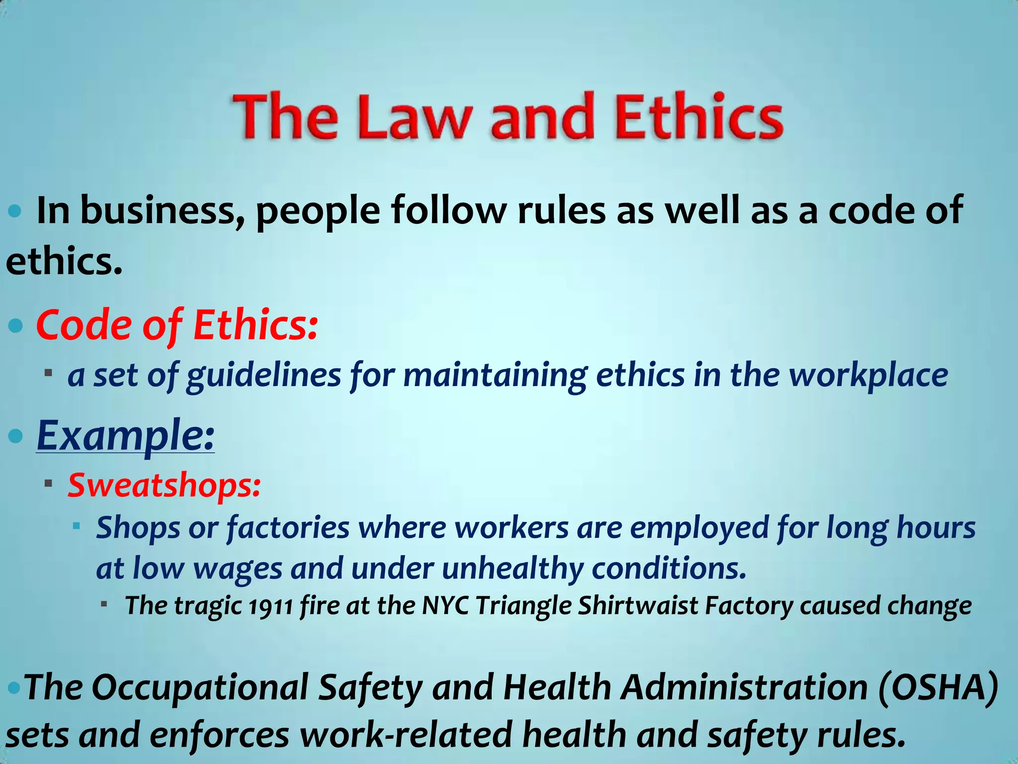 Unit 2: Business Ethics & Social Responsibility | PPTX