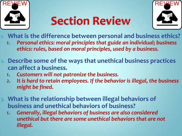Unit 2: Business Ethics & Social Responsibility | PPTX