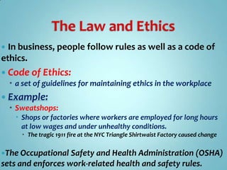 Unit 2: Business Ethics & Social Responsibility | PPTX