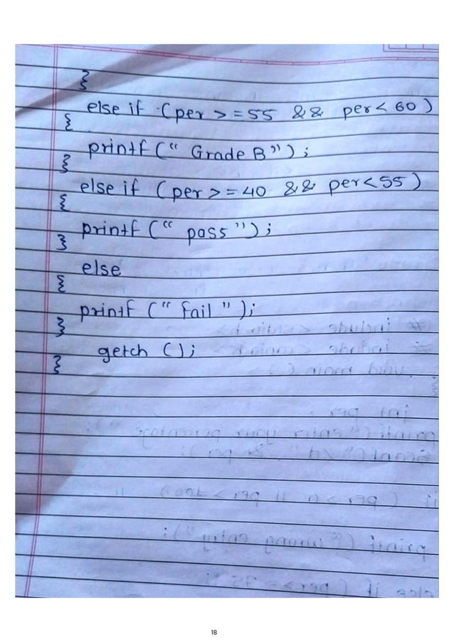 Control Structures in c decision making branching statement | PDF
