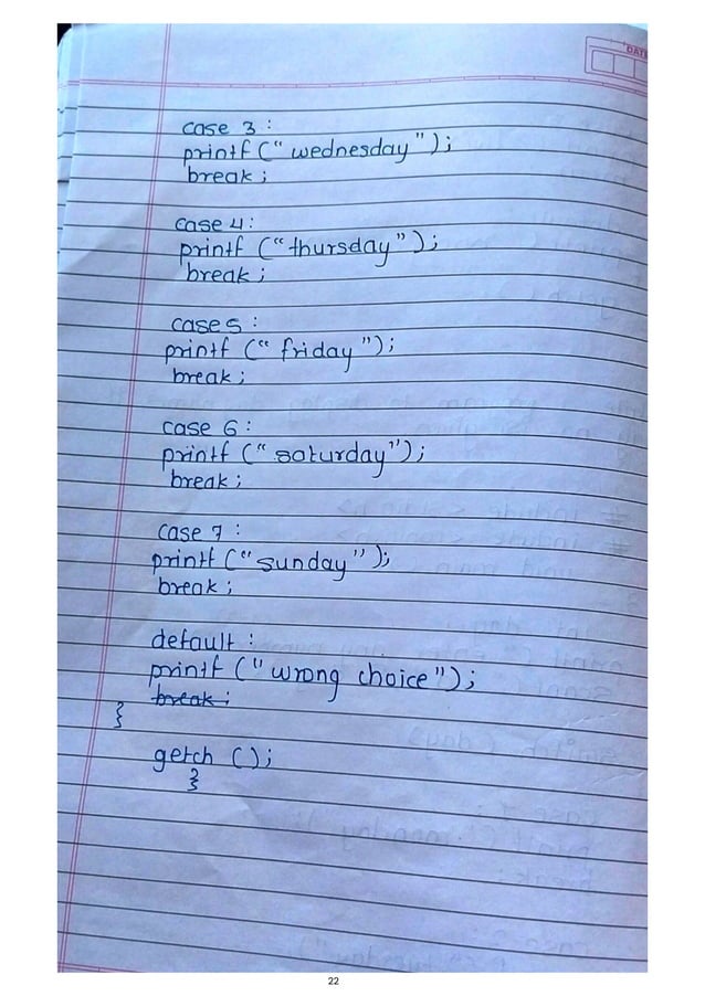 Control Structures in c decision making branching statement | PDF