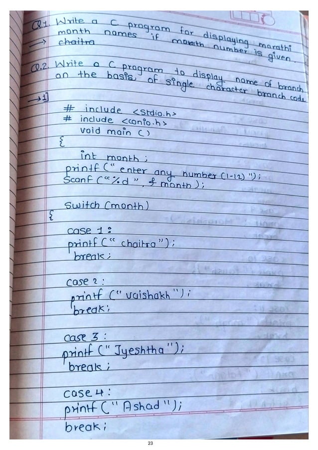 Control Structures in c decision making branching statement | PDF