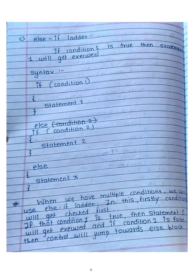 Control Structures in c decision making branching statement | PDF