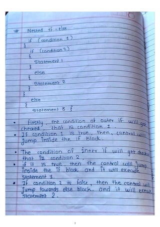 Control Structures in c decision making branching statement | PDF