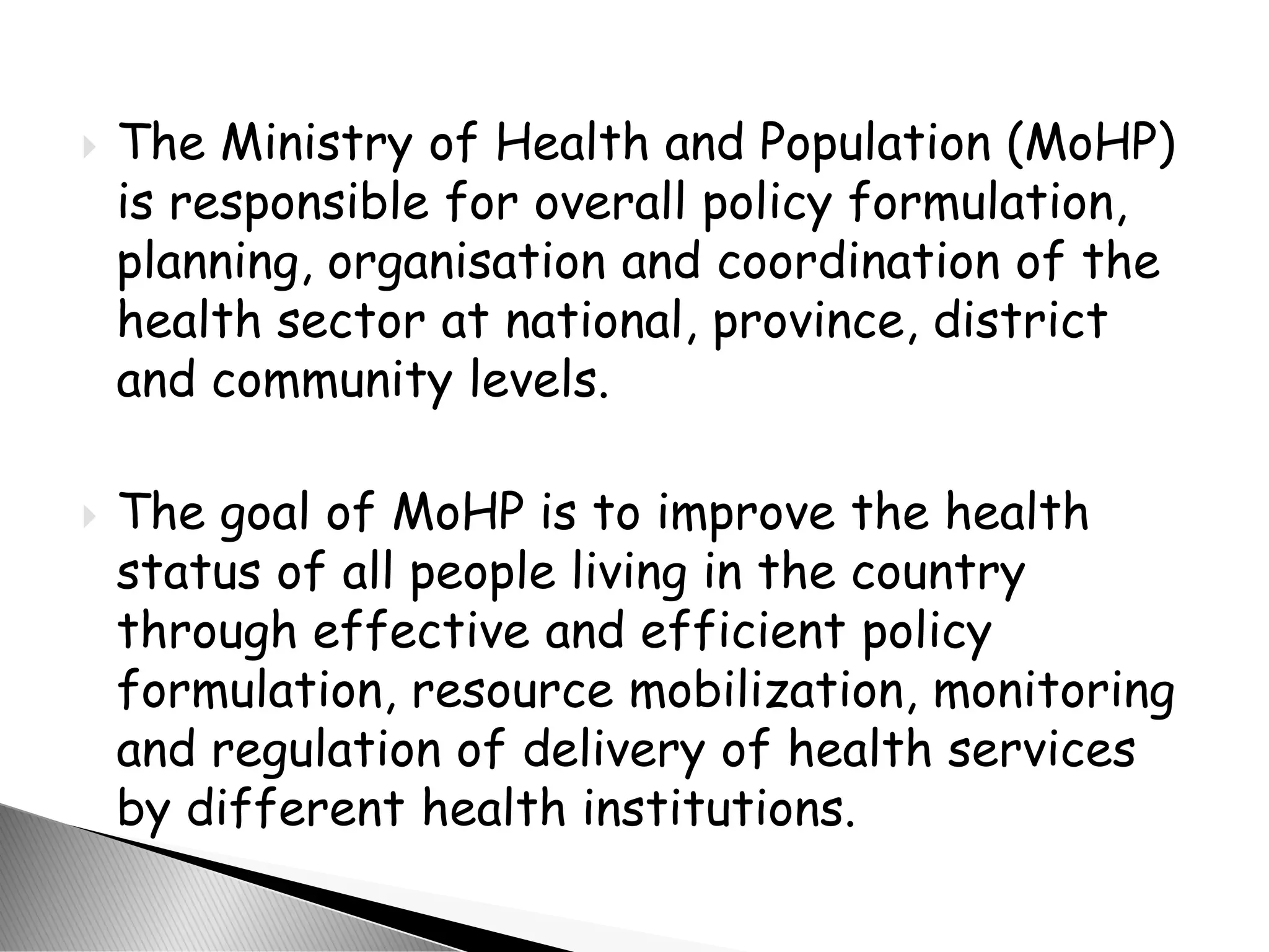 Unit 2 - Central health services management part 1 & 2 pdf | PDF