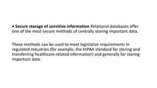 Unit 2 - Chapter 7 (Database Security).pptx | Databases | Computer ...