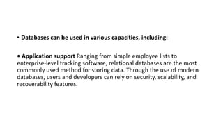 Unit 2 - Chapter 7 (Database Security).pptx | Databases | Computer Software and Applications