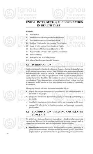 Unit 2 - CHSM - inter-sectoral co-ordination -document-part 3 | PDF