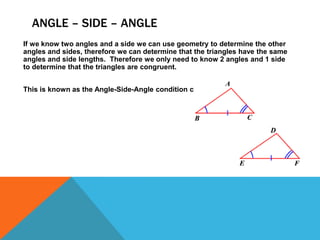 Congruent Triangles | PPTX