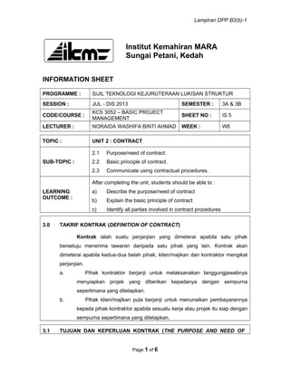 Unit 2 contract 2.1-2.3 | PDF