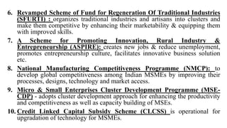 MSMEs IN INDIA | PPTX