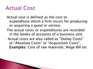 Unit 2 cost | PPT