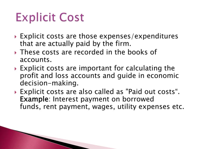 Unit 2 cost | PPT