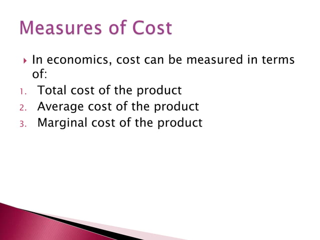 Unit 2 cost | PPT