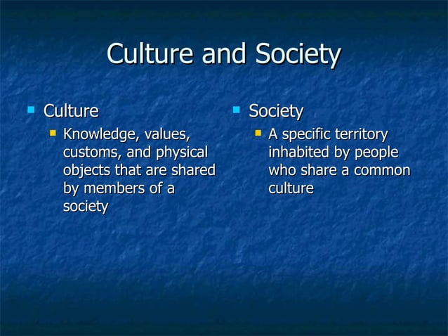 Unit 2 - culture | PPT
