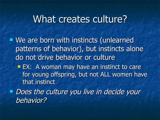 Unit 2 - culture | PPT