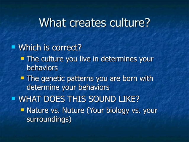 Unit 2 - culture | PPT