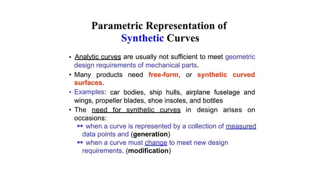Unit 2 curves & surfaces | PPTX | Geography | Science