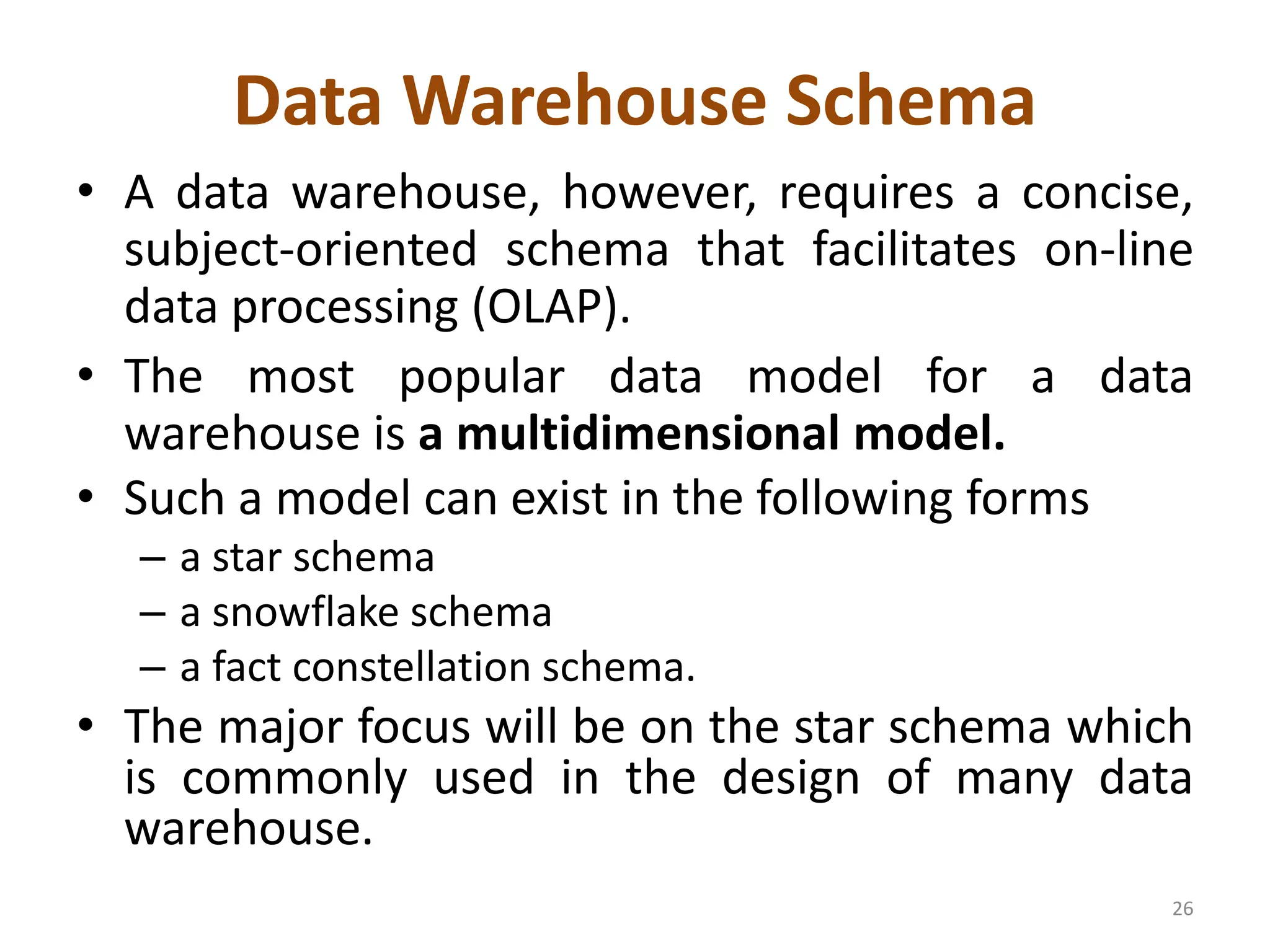 Unit 2- Data Warehouse Logical Design.pptx | Databases | Computer Software and Applications