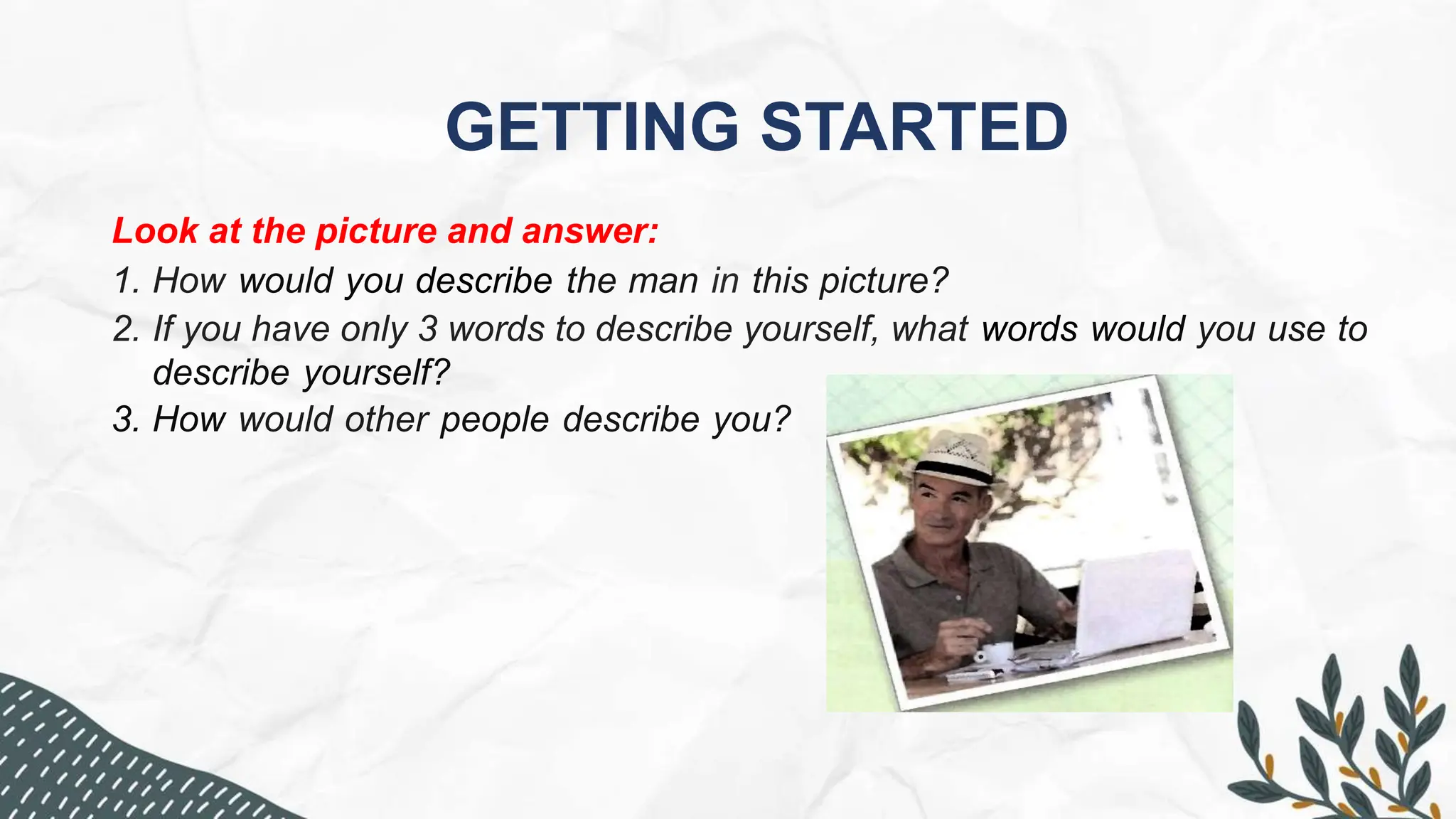 UNIT 2 - DESCRIBING PEOPLE.pptx