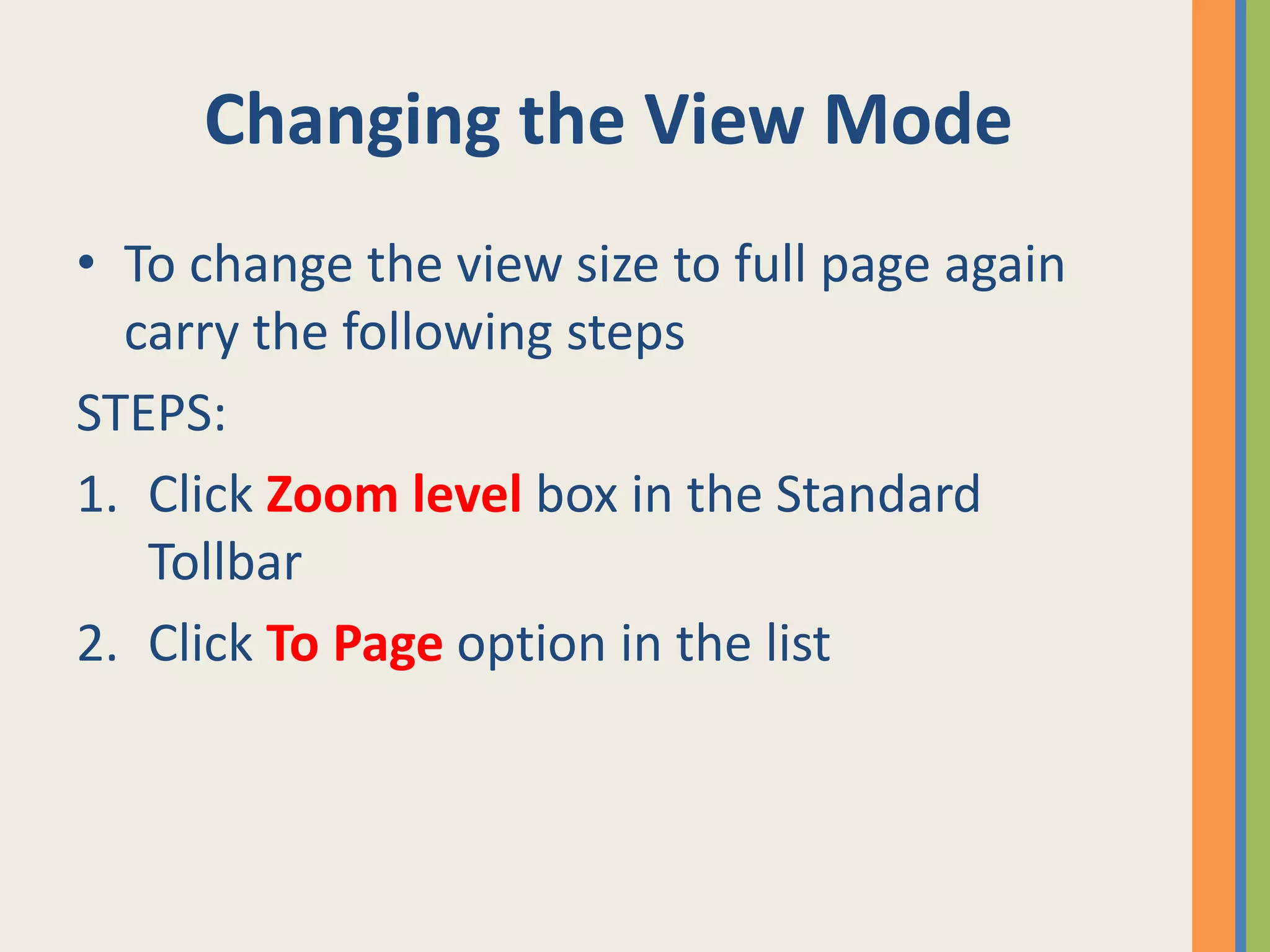 Drawing and Selecting in Coreldraw | PPTX