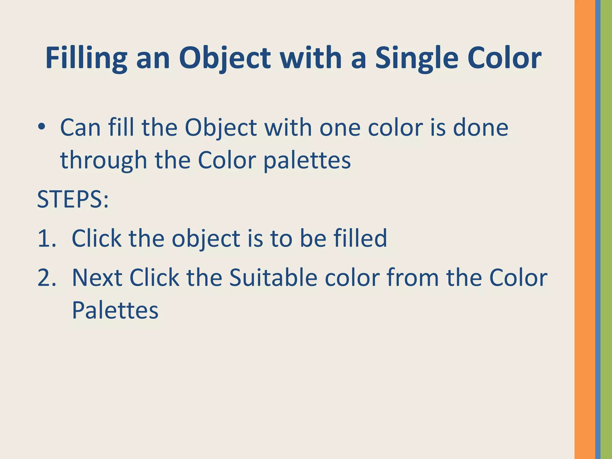 Drawing and Selecting in Coreldraw | PPTX