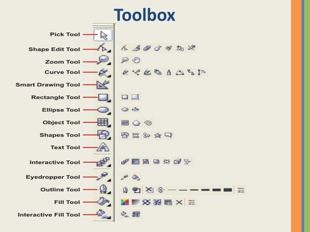 Drawing and Selecting in Coreldraw | PPTX | Desktop Publishing | Computer Software and Applications