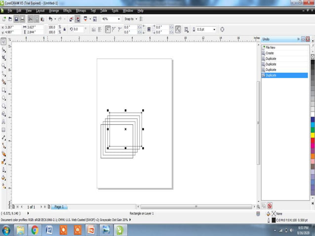 Drawing and Selecting in Coreldraw | PPTX | Desktop Publishing | Computer Software and Applications