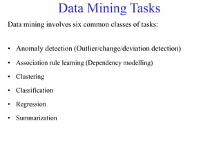 UNIT 2: Part 1: Data Warehousing and Data Mining | PPT | Databases | Computer Software and ...