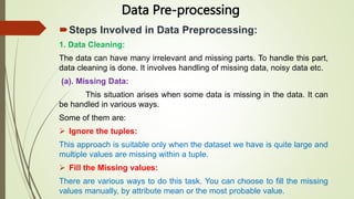 UNIT 2: Part 2: Data Warehousing and Data Mining | PPTX | Databases | Computer Software and ...