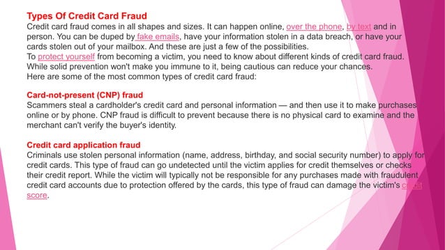 Unit 2- Economic Offences Types of Frauds | PPTX