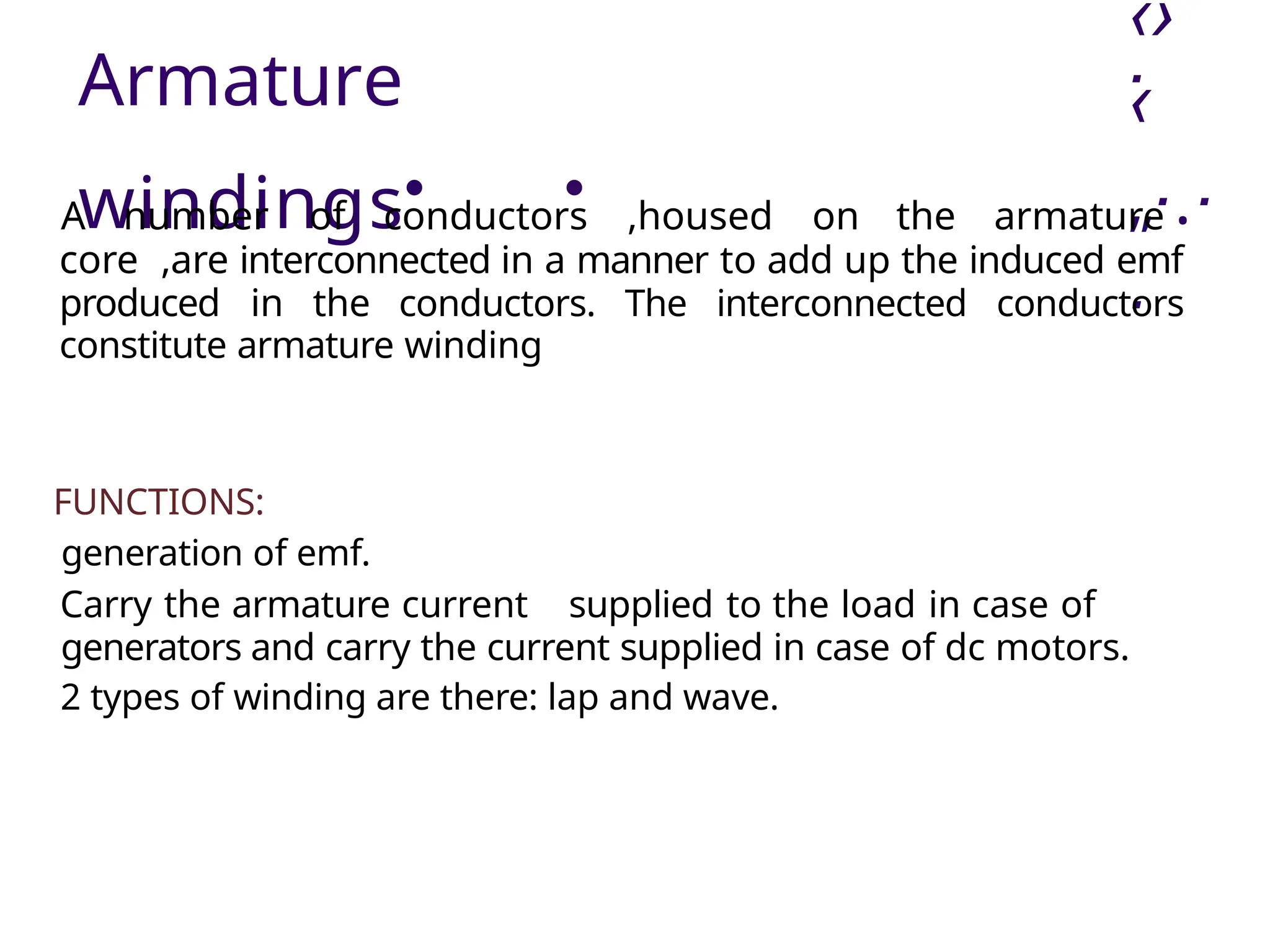 Unit 2-Electrical Machines.DC motor and DC generator, AC motor and AC ...