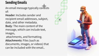 Unit 2-email and its uses protocols bcom 3 sem | PDF | Email | Internet