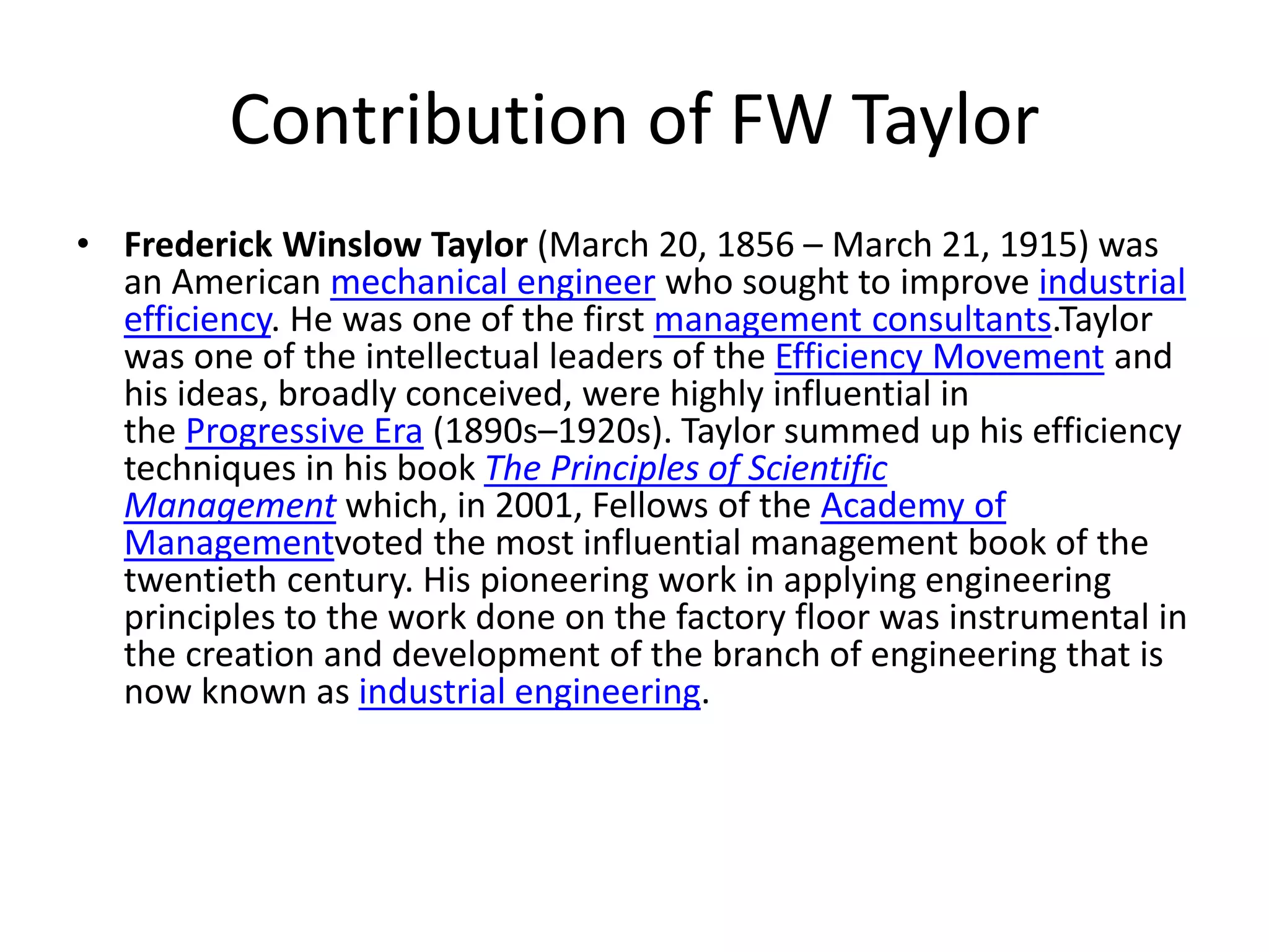 Unit 2 evolution of management thought | PPT