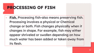 THE CLASSIFICATION AND MARKET FORMS OF FISH | PPTX
