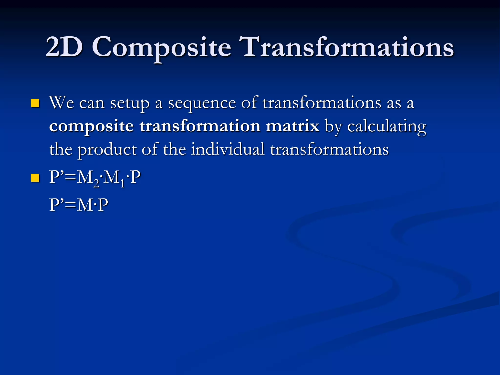 Computer Graphics Unit 2 | PPTX