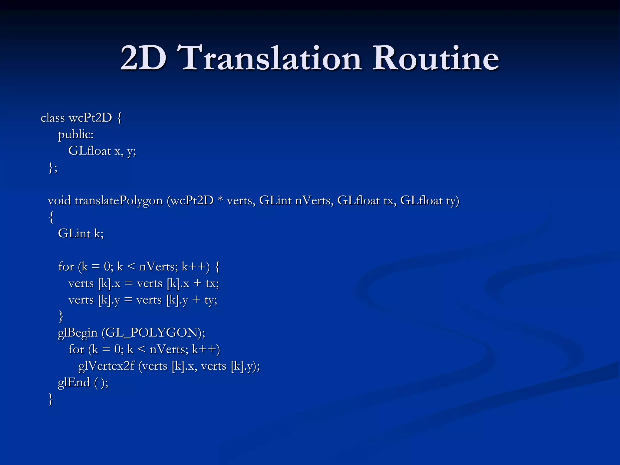 Computer Graphics Unit 2 | PPTX