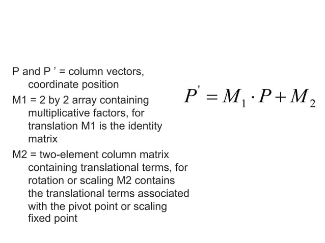 Computer Graphics Unit 2 | PPTX