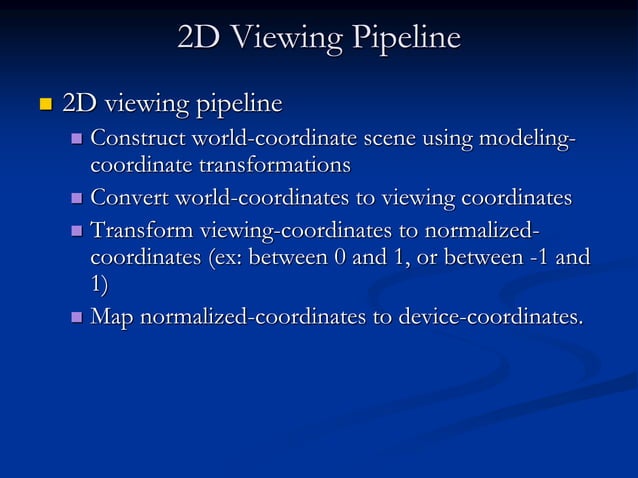 Computer Graphics Unit 2 | PPTX