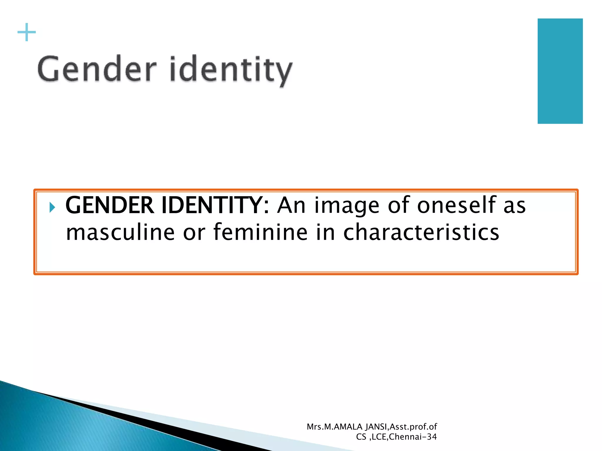 Unit2-GENDER IDENTITY AND SOCIALIZATION PROCESS -Notes.pptx