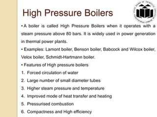 High pressure boilers | PPTX