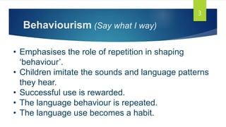 Unit 2 how children learn | PPT