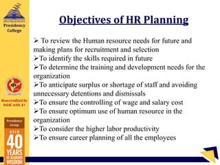 UNIT 2 - HUMAN RESOURCE PLANNING, RECRUITMENT & SELECTION (2).ppt
