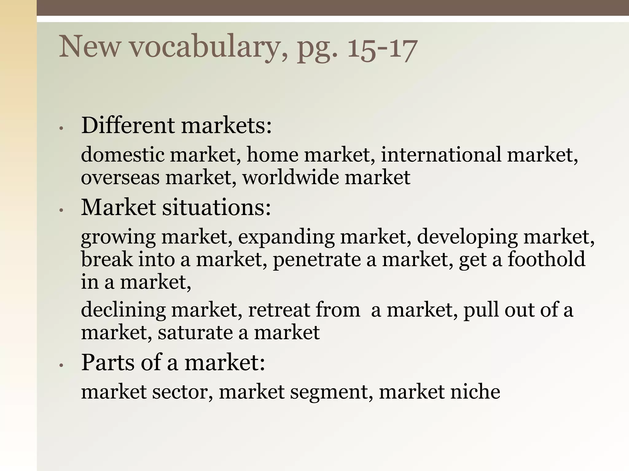 Unit 2 international marketing | PPTX