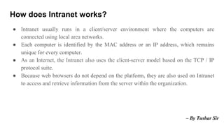 UNIT2_ - Internet and Intranet.pptxhjjjjjjjjh | PPTX