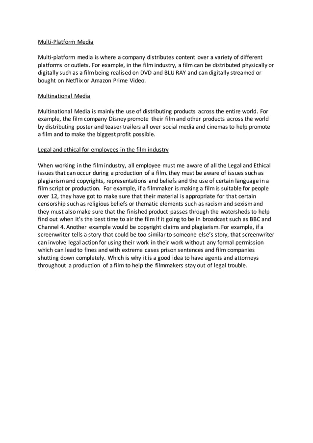 Unit 2 learning aim a and b | PDF