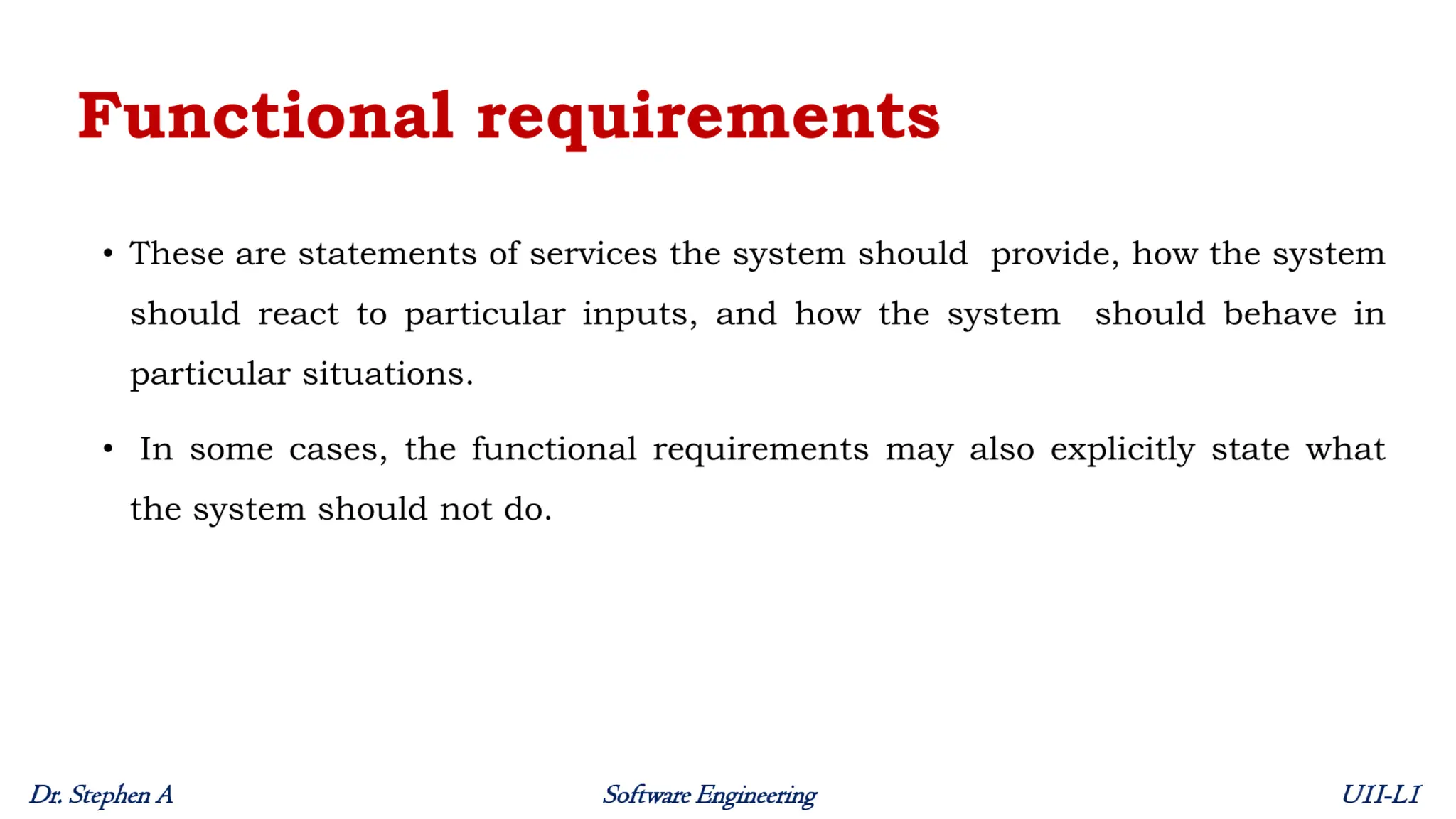 Unit 2 - Lecture 1 - Software Requirements Engineering.pdf